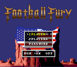 Football Fury (1992) - MobyGames