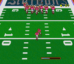 Screenshot of Football Fury (SNES, 1992) - MobyGames