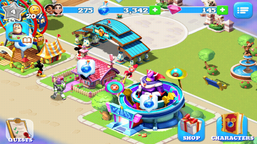 Screenshot of Disney Magic Kingdoms (Android, 2016) - MobyGames
