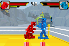 Screenshot of Rock 'Em Sock 'Em Robots (Game Boy Advance, 2006) - MobyGames
