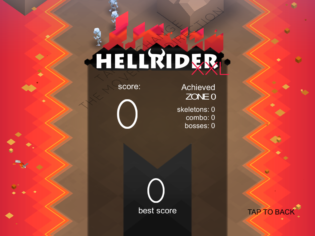 Screenshot of Hellrider (iPad, 2015) - MobyGames
