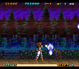 Screenshot of Kishin Dōji ZENKI: Battle Raiden (SNES, 1995) - MobyGames