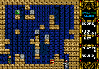 Screenshot of Pyramid Magic Special (Genesis, 1991) - MobyGames