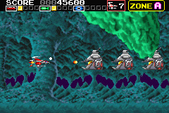 Screenshot of Darius R (Game Boy Advance, 2002) - MobyGames