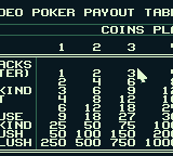 Screenshot of Caesars Palace (Game Boy, 1991) - MobyGames