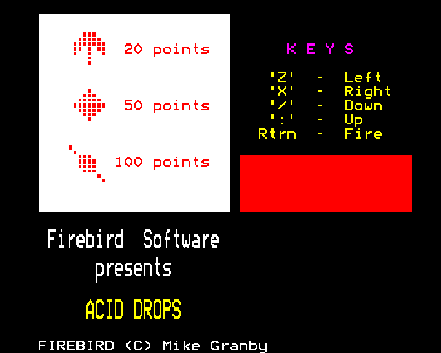 Acid Drops (1984) - MobyGames