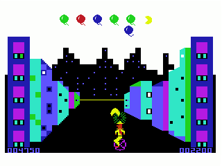 Screenshot of Kick-Man (Commodore 64, 1981) - MobyGames