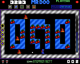 Screenshot of Mr Doo (Acorn 32-bit, 1992) - MobyGames