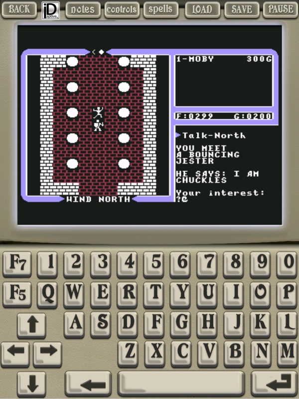 Screenshot of Ultima IV: Quest of the Avatar (iPad, 1985) - MobyGames