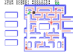 Screenshot of Munchman II (TI-99/4A, 1987) - MobyGames