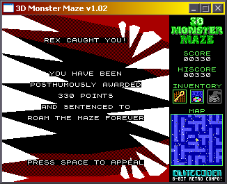 Screenshot of 3D Monster Maze (Windows, 2002) - MobyGames