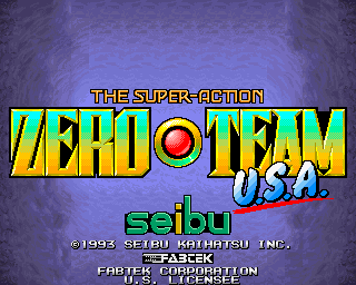 Zero Team U.S.A. screenshots - MobyGames