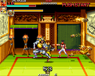 Screenshot of Zero Team U.S.A. (Arcade, 1993) - MobyGames