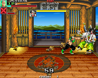 Screenshot of Zero Team U.S.A. (Arcade, 1993) - MobyGames