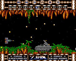Screenshot of Ziriax (Amiga, 1990) - MobyGames