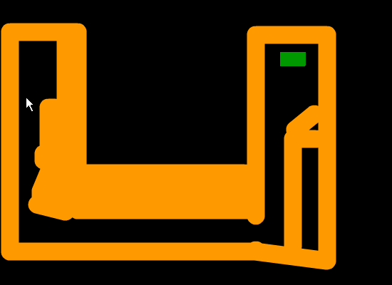 Screenshot of My first (maze) game (Browser, 2009) - MobyGames