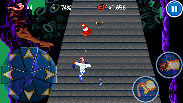 Screenshot of Earthworm Jim: Special Edition (J2ME, 1995) - MobyGames