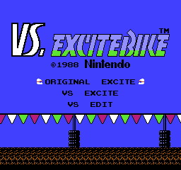 Screenshot of Vs. Excitebike (NES, 1988) - MobyGames