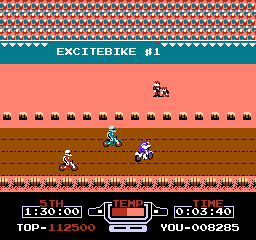 Screenshot of Vs. Excitebike (NES, 1988) - MobyGames