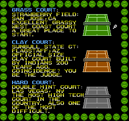 Screenshot of Rad Racket: Deluxe Tennis II (NES, 1991) - MobyGames