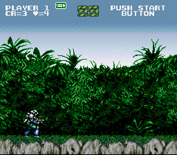 Screenshot of GunForce: Battle Fire Engulfed Terror Island (SNES, 1991 ...