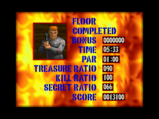 Screenshot of Wolfenstein 3D (Macintosh, 1992) - MobyGames