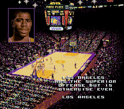 Screenshot of Super Slam Dunk (SNES, 1993) - MobyGames