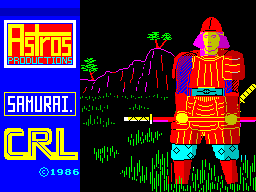 Screenshot of Samurai (ZX Spectrum, 1986) - MobyGames
