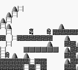 Screenshot of Hyper Lode Runner (Game Boy, 1989) - MobyGames