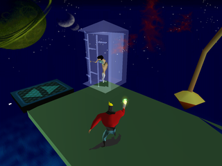 Screenshot of Blasto (PlayStation, 1998) - MobyGames