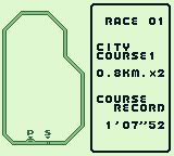 Screenshot of Roadster (Game Boy, 1990) - MobyGames