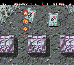 Screenshot of Task Force Harrier EX (Genesis, 1991) - MobyGames