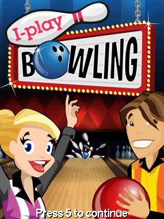 Screenshot of I-play Bowling (J2ME, 2008) - MobyGames