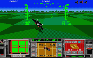 Screenshot of Airstrike USA (Atari ST, 1990) - MobyGames
