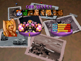 Screenshot of Street Racer (PlayStation, 1994) - MobyGames