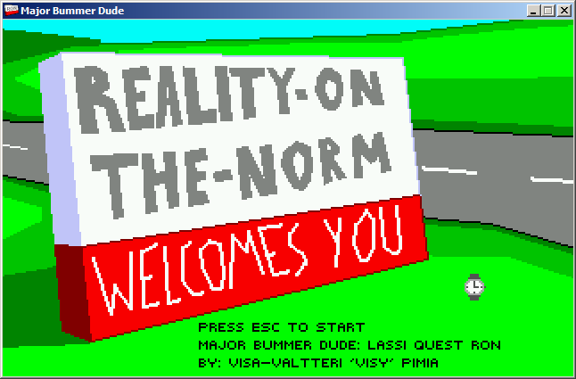 Major Bummer Dude: Lassi Quest RON (2003) - MobyGames