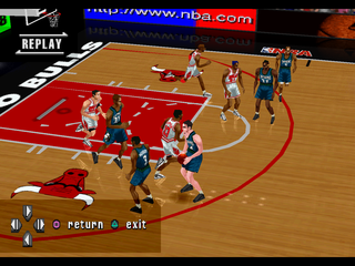Screenshot of NBA in the Zone '98 (PlayStation, 1998) - MobyGames