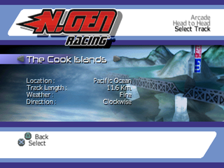 Screenshot of N.GEN Racing (PlayStation, 2000) - MobyGames