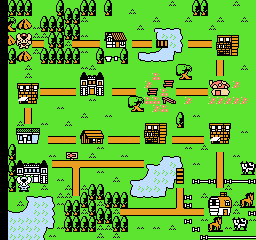 Screenshot of Mappy Kids (NES, 1989) - MobyGames