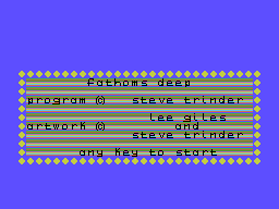 Fathoms Deep (1985) - MobyGames