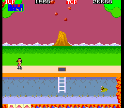 Screenshot of Pitfall II: Lost Caverns (Arcade, 1985) - MobyGames