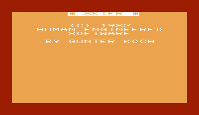 Skier (1982) - MobyGames