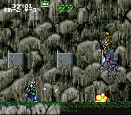 Screenshot of GunForce: Battle Fire Engulfed Terror Island (SNES, 1991 ...