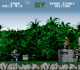 Screenshot of GunForce: Battle Fire Engulfed Terror Island (SNES, 1991 ...
