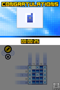 Screenshot of Picross DS (Nintendo DS, 2007) - MobyGames