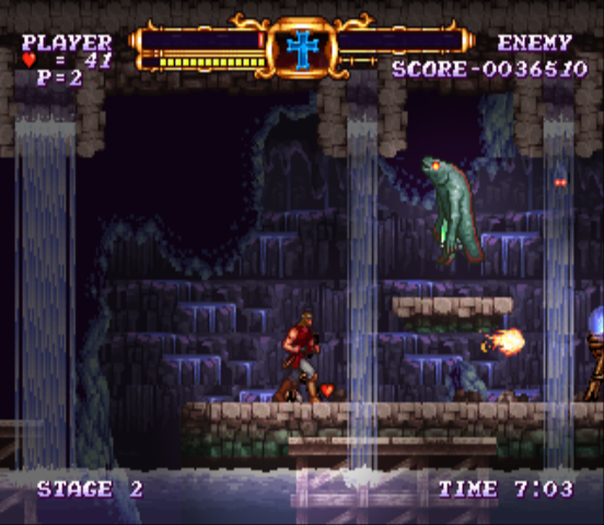 Screenshot of Castlevania: The Adventure - ReBirth (Wii, 2009) - MobyGames