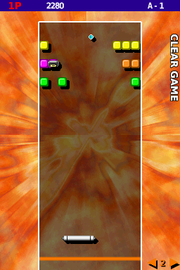 Screenshot of Arkanoid DS (Nintendo DS, 2007) - MobyGames