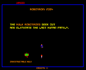 Screenshot of Robotron: 2084 (Arcade, 1982) - MobyGames