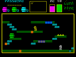 Screenshot of Luna Atac (ZX Spectrum, 1986) - MobyGames