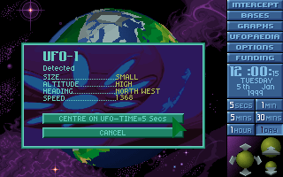 Screenshot of X-COM: UFO Defense (Amiga CD32, 1994) - MobyGames